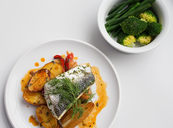 Nathan Outlaw's baked sea bass | Kidney Care UK