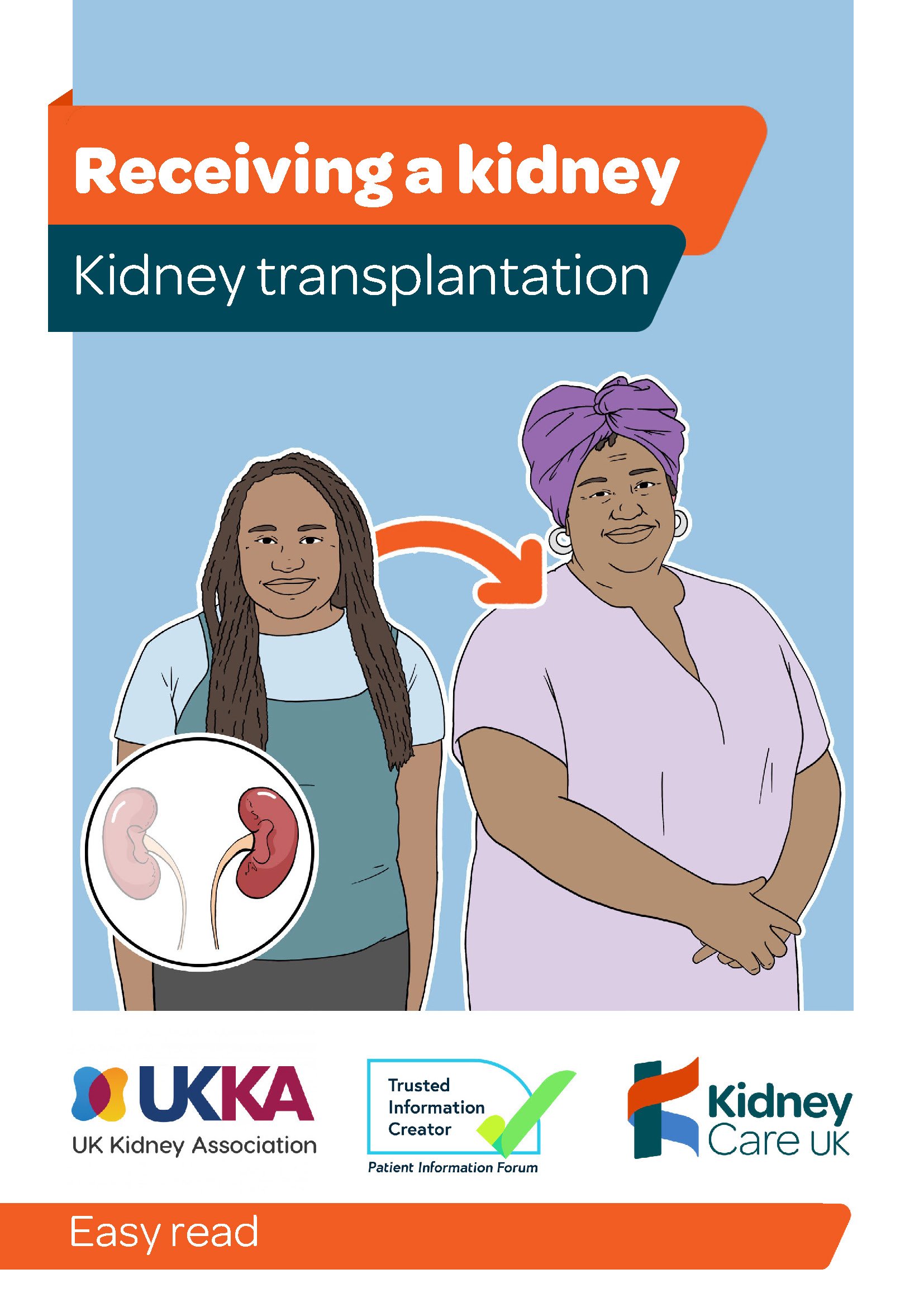 Receiving a kidney (Easy read) | Kidney Care UK