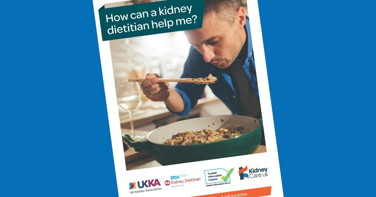 How can a kidney dietitian help me? | Kidney Care UK