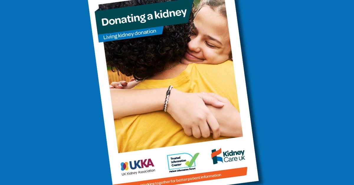 Donating a kidney | Kidney Care UK