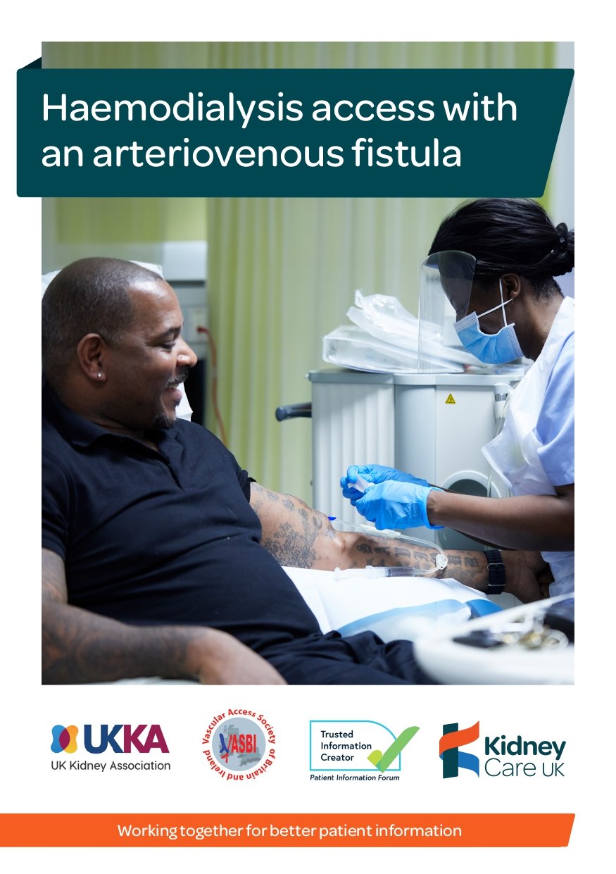 Haemodialysis access with an arteriovenous fistula | Kidney Care UK
