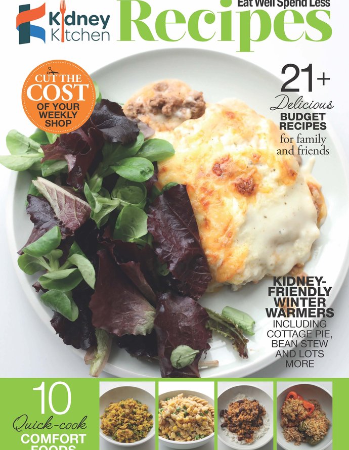 Order free Kidney Kitchen recipe magazines | Kidney Care UK