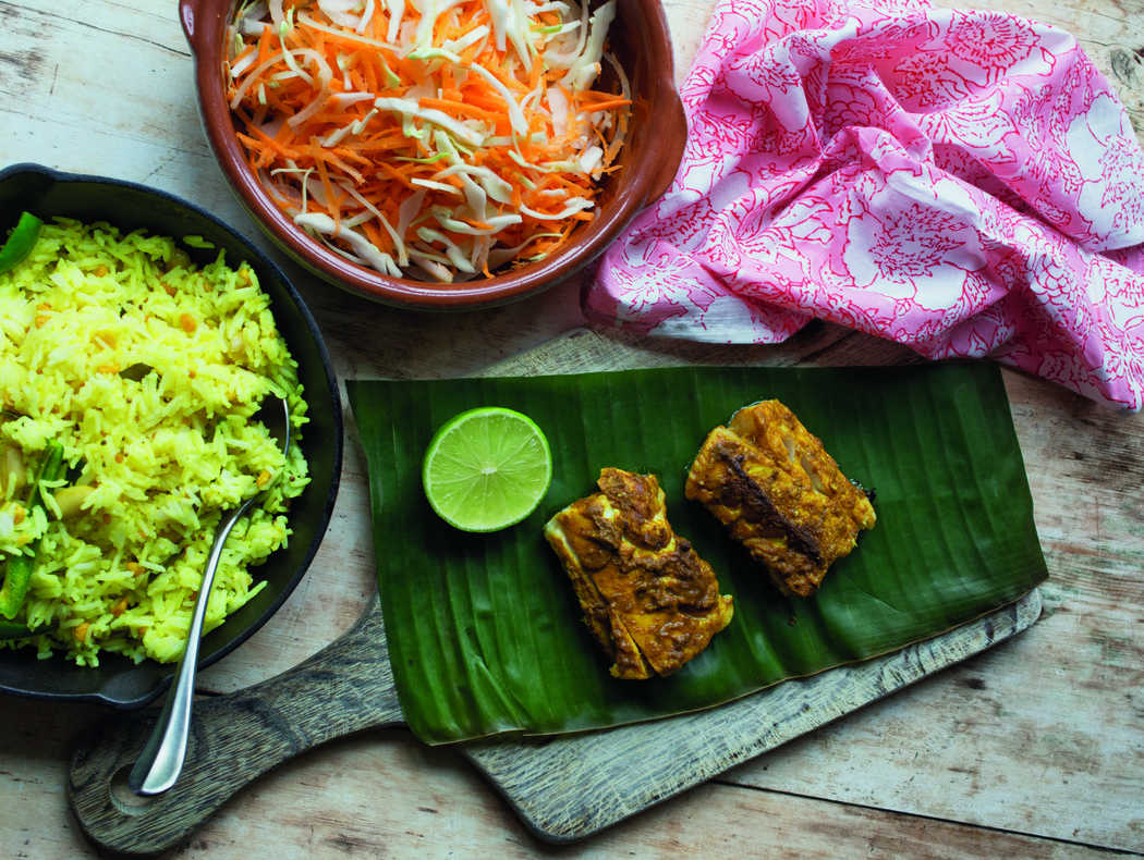 Lemon rice with Kerala-style fish | Kidney Care UK